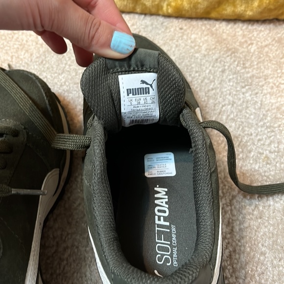 Puma | Shoes | Puma Olive Green Snickers New With No Original Box Size ...